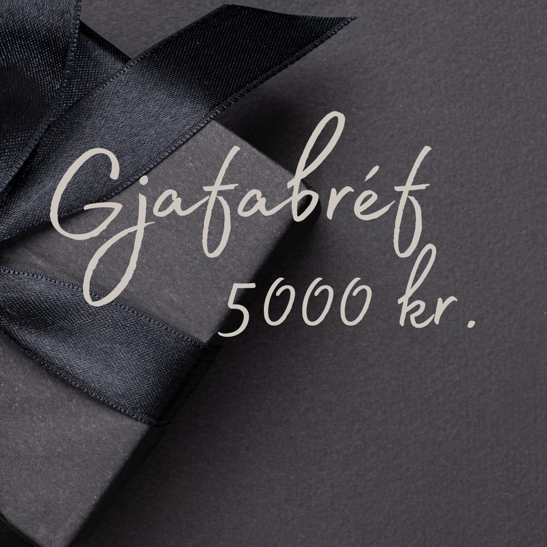 Gjafabréf 5000 kr. | Bústoð