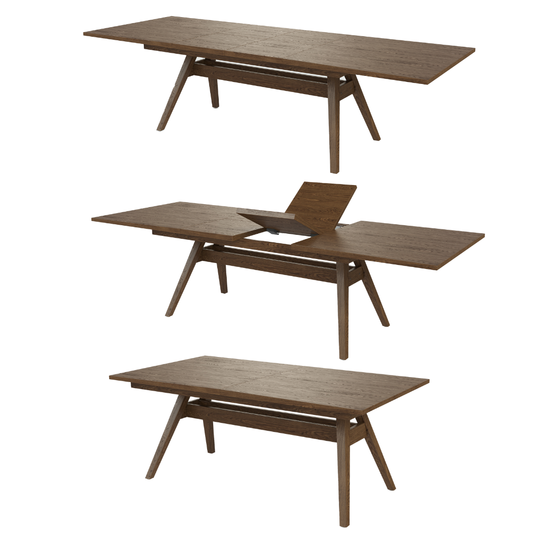 Skovby - borðstofuborð/stækkanlegt #11 - sérpöntun | Bústoð